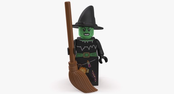 Lego witch minifigure 3D model - TurboSquid 1283058