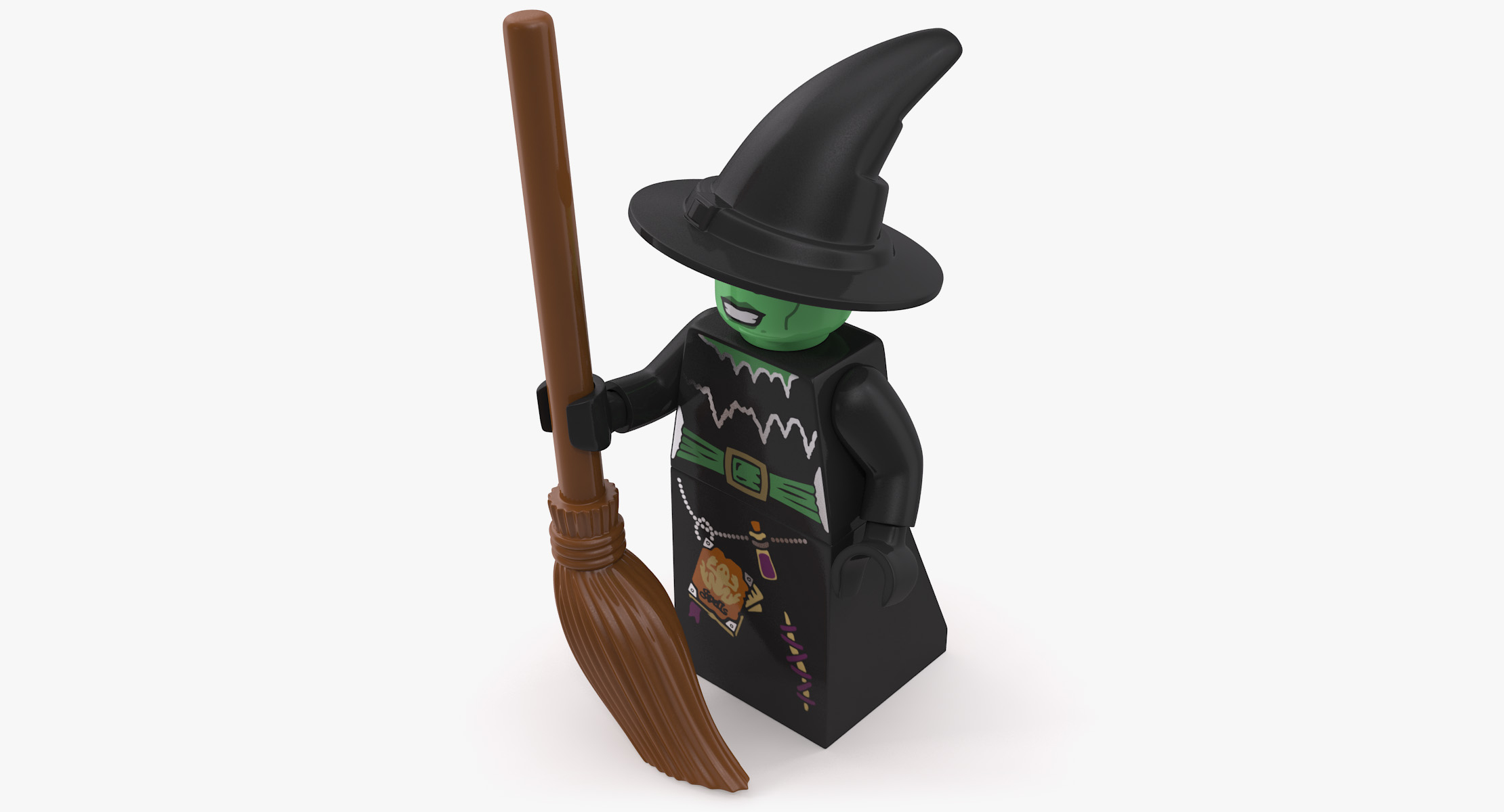 Lego witch minifigure 3D model - TurboSquid 1283058