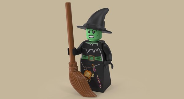 Lego witch minifigure 3D model - TurboSquid 1283058
