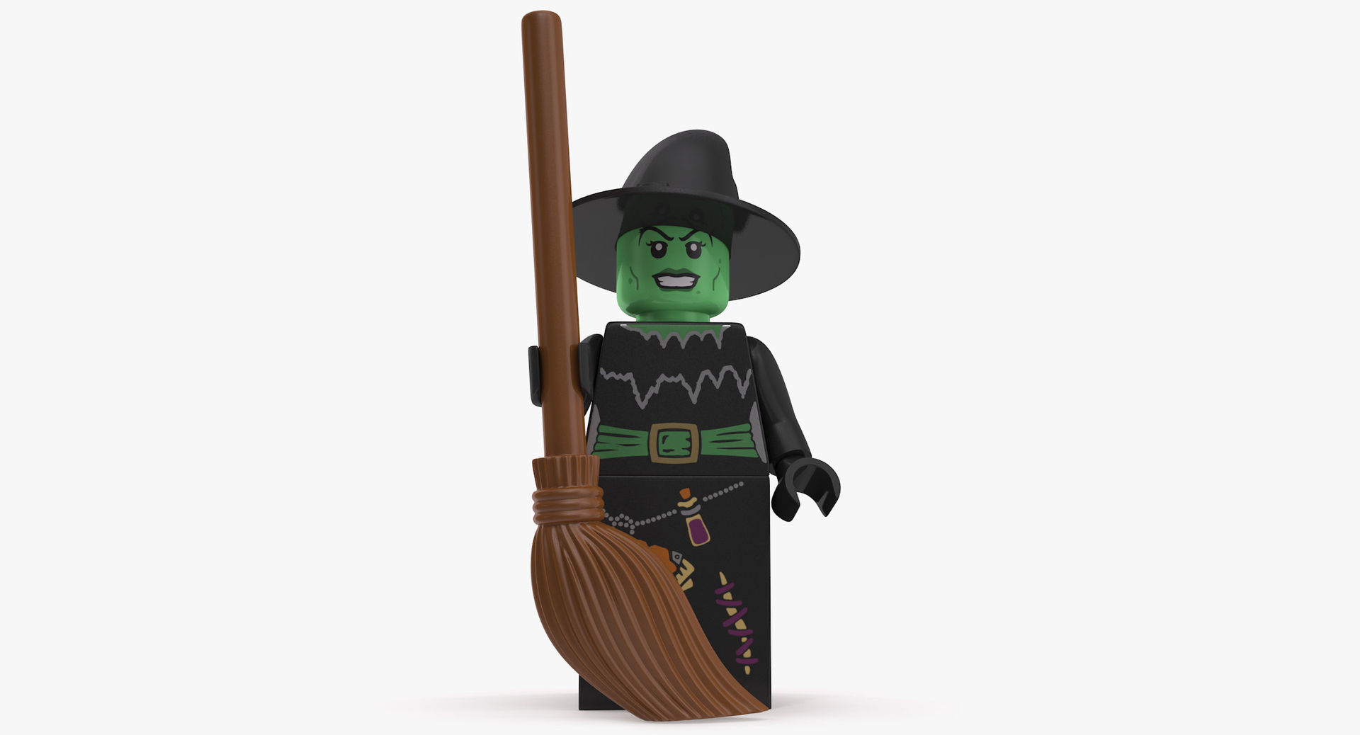 Lego witch minifigure 3D model - TurboSquid 1283058