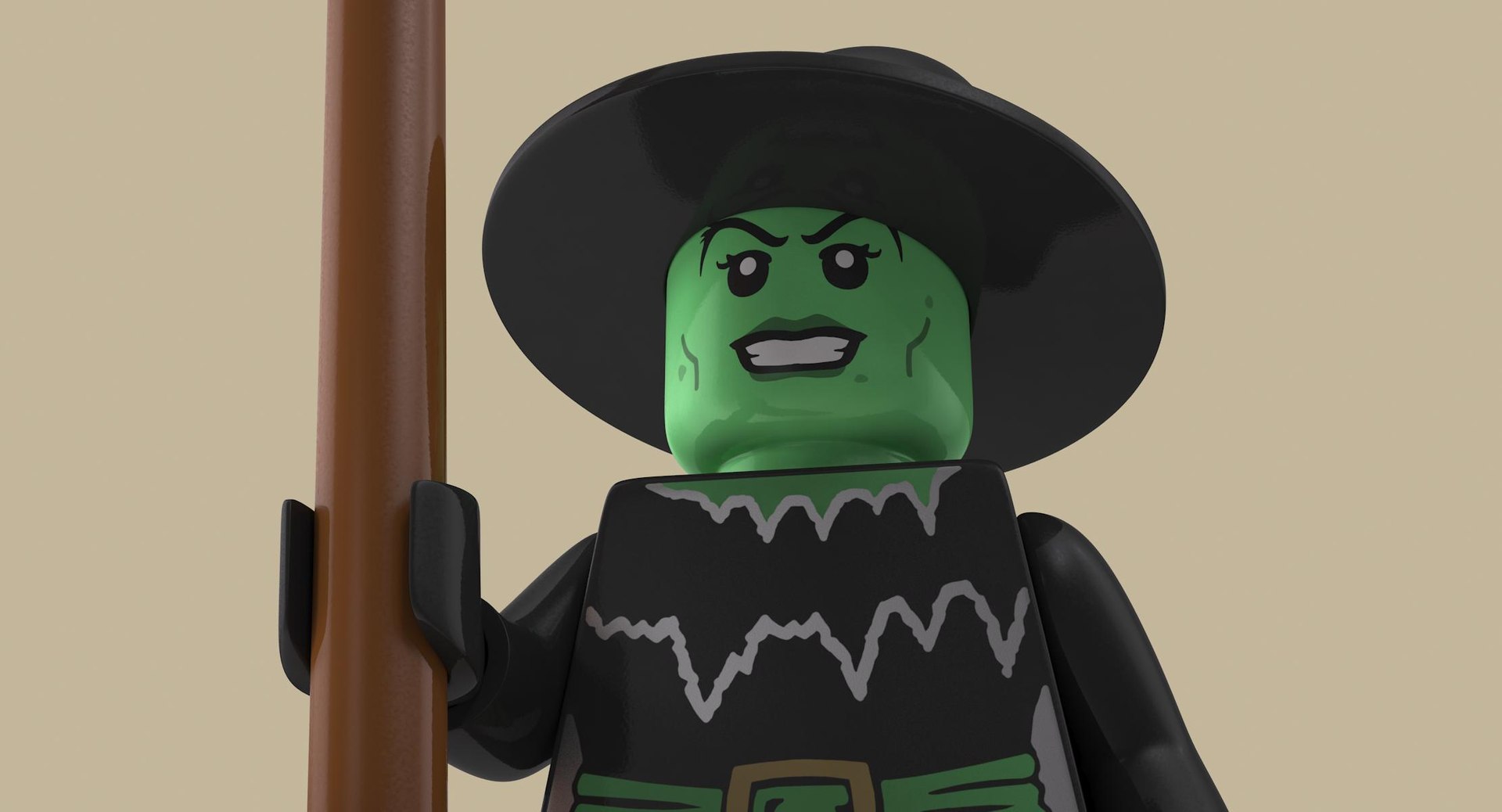Lego witch minifigure 3D model - TurboSquid 1283058