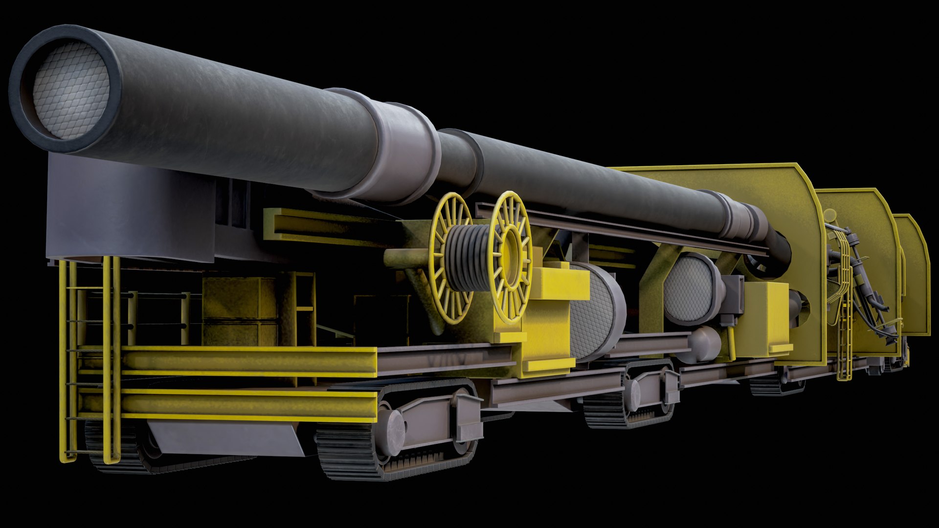 Mobile Miner Epiroc 55V Underground Edition PBR model - TurboSquid 2069821