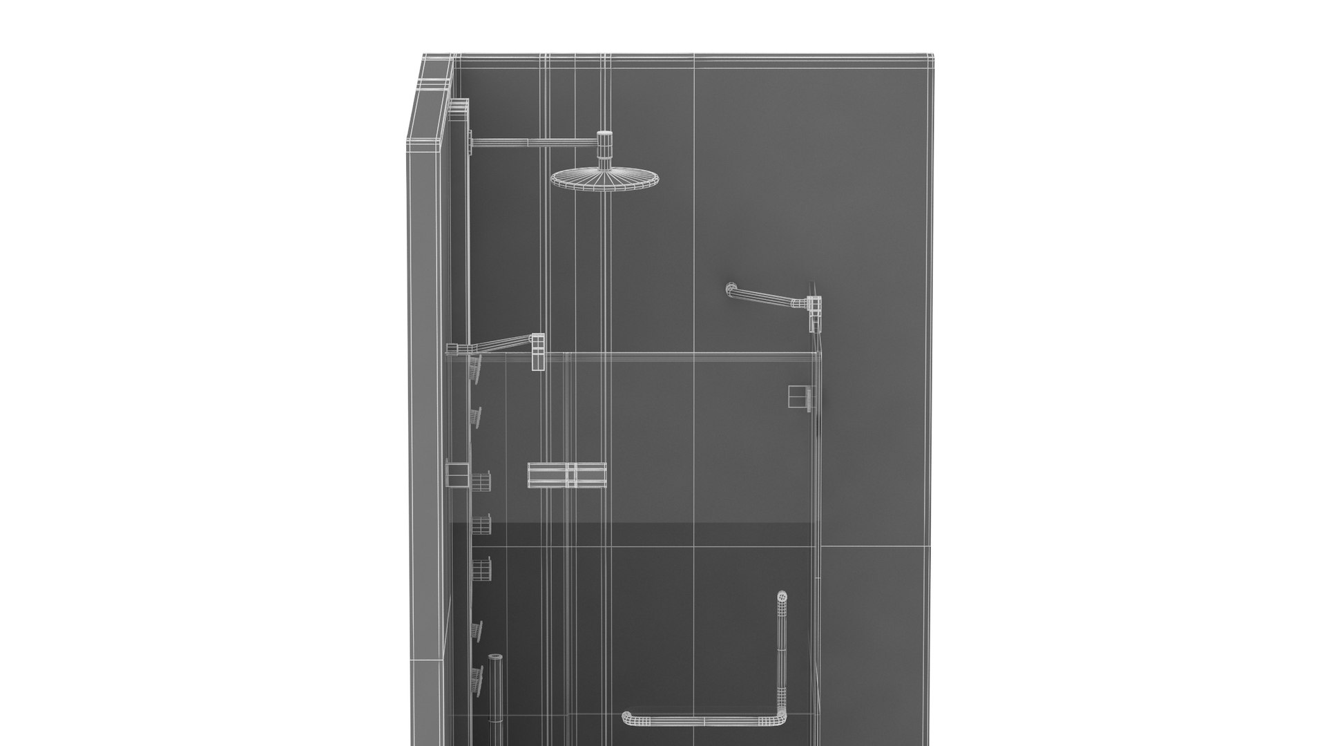 3D Model Shower - TurboSquid 1582043