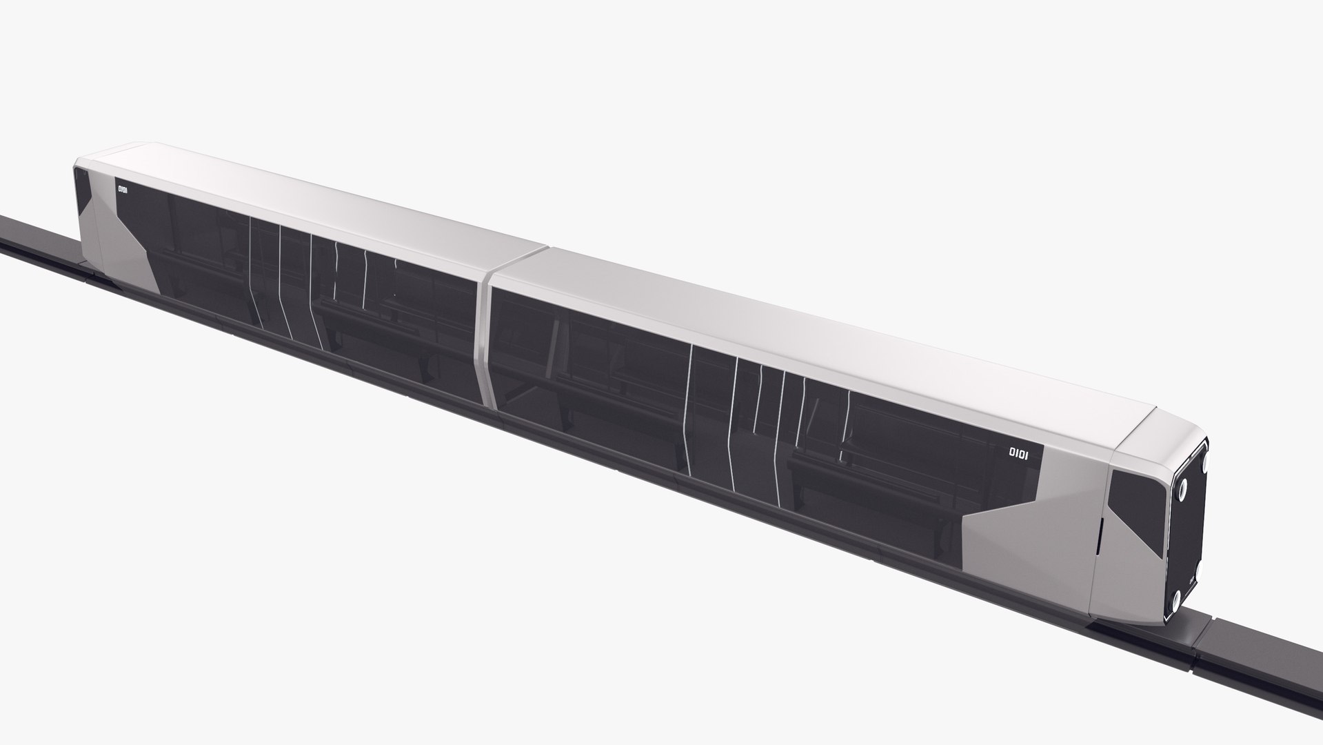 3D Future Metro Train Concept Model - TurboSquid 1611814