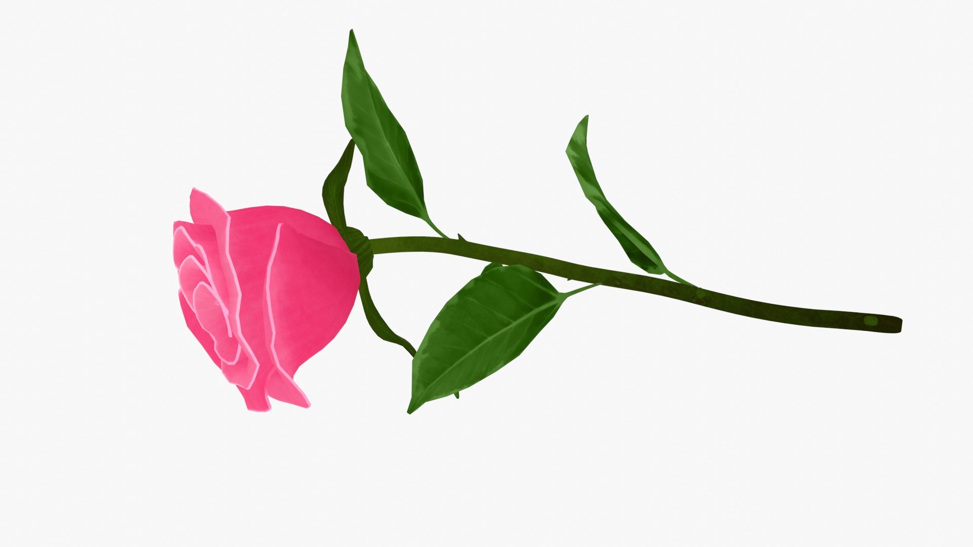 3D Model Rose - TurboSquid 2071778