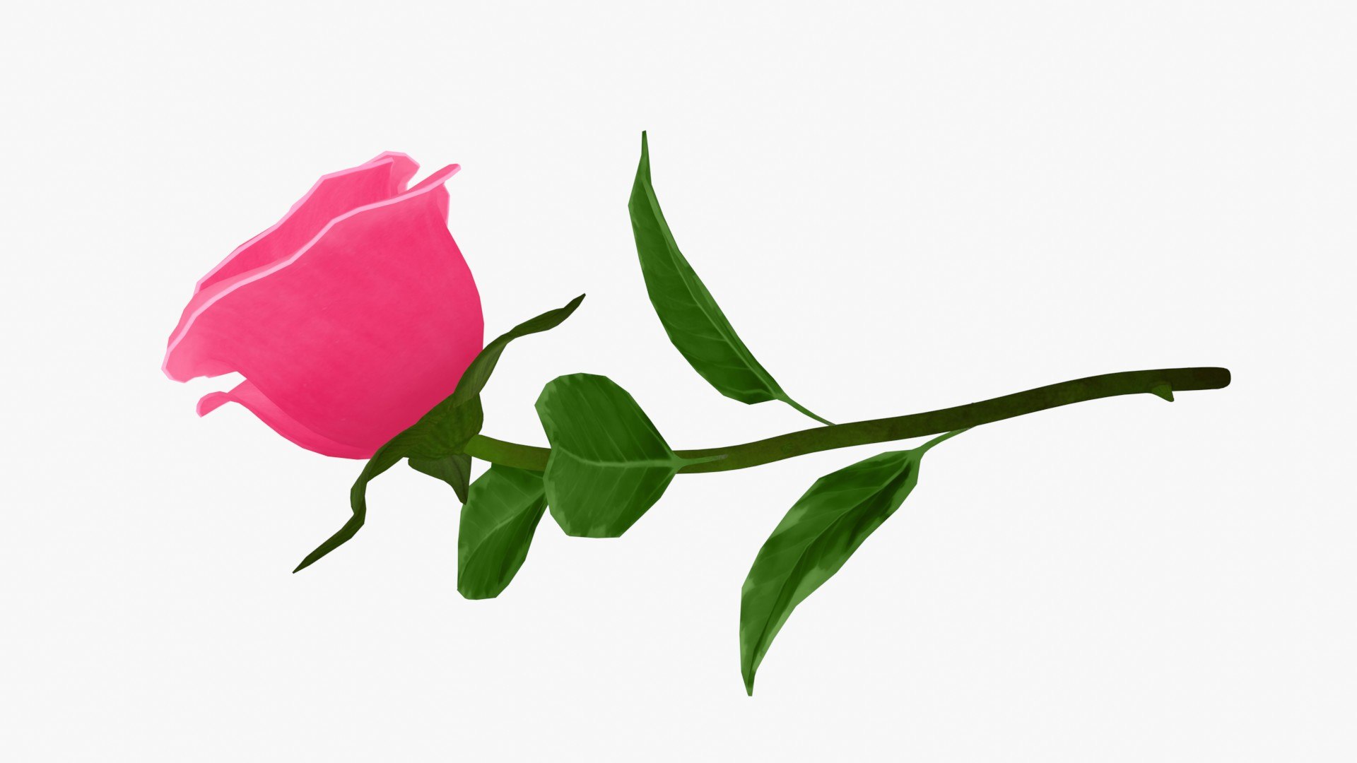 3D Model Rose - TurboSquid 2071778