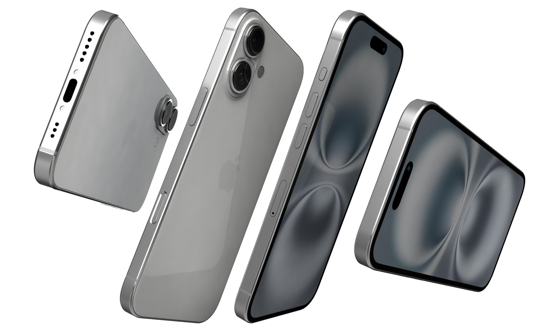 Apple IPhone 16 White 3D Model - TurboSquid 2281143