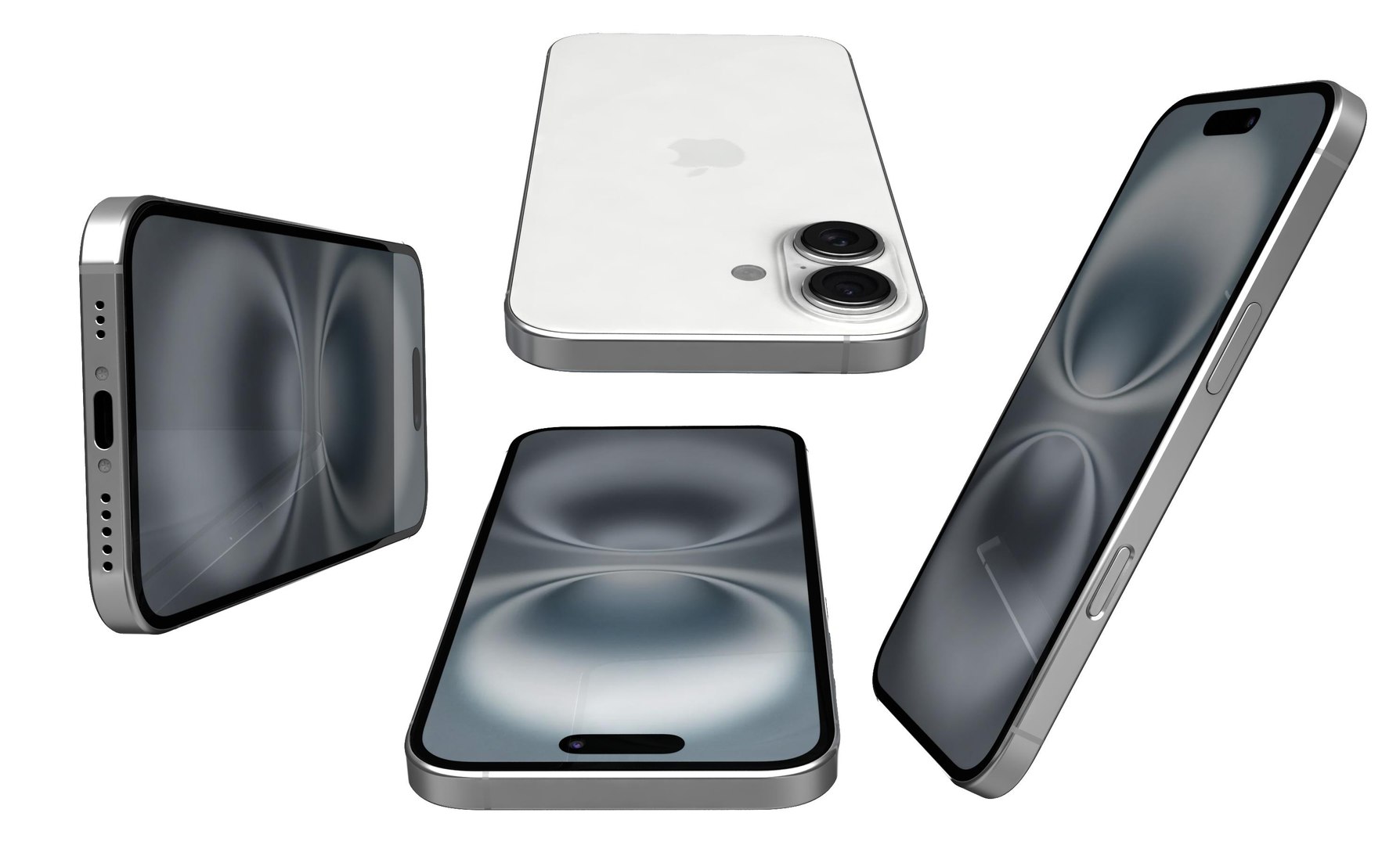 Apple IPhone 16 White 3D Model - TurboSquid 2281143