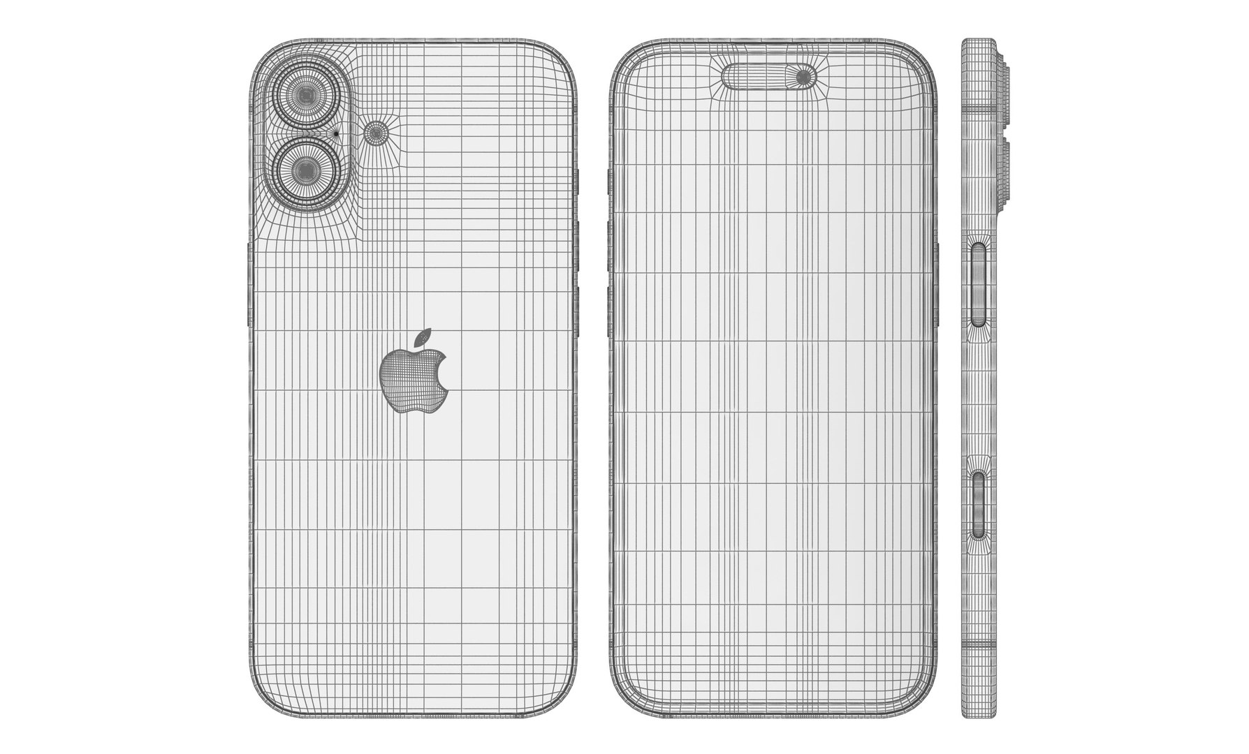 Apple IPhone 16 White 3D Model - TurboSquid 2281143