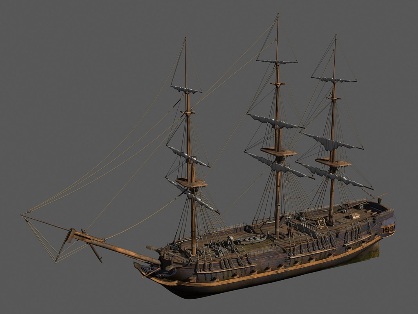 3d Model Inspired Hms Surprise English
