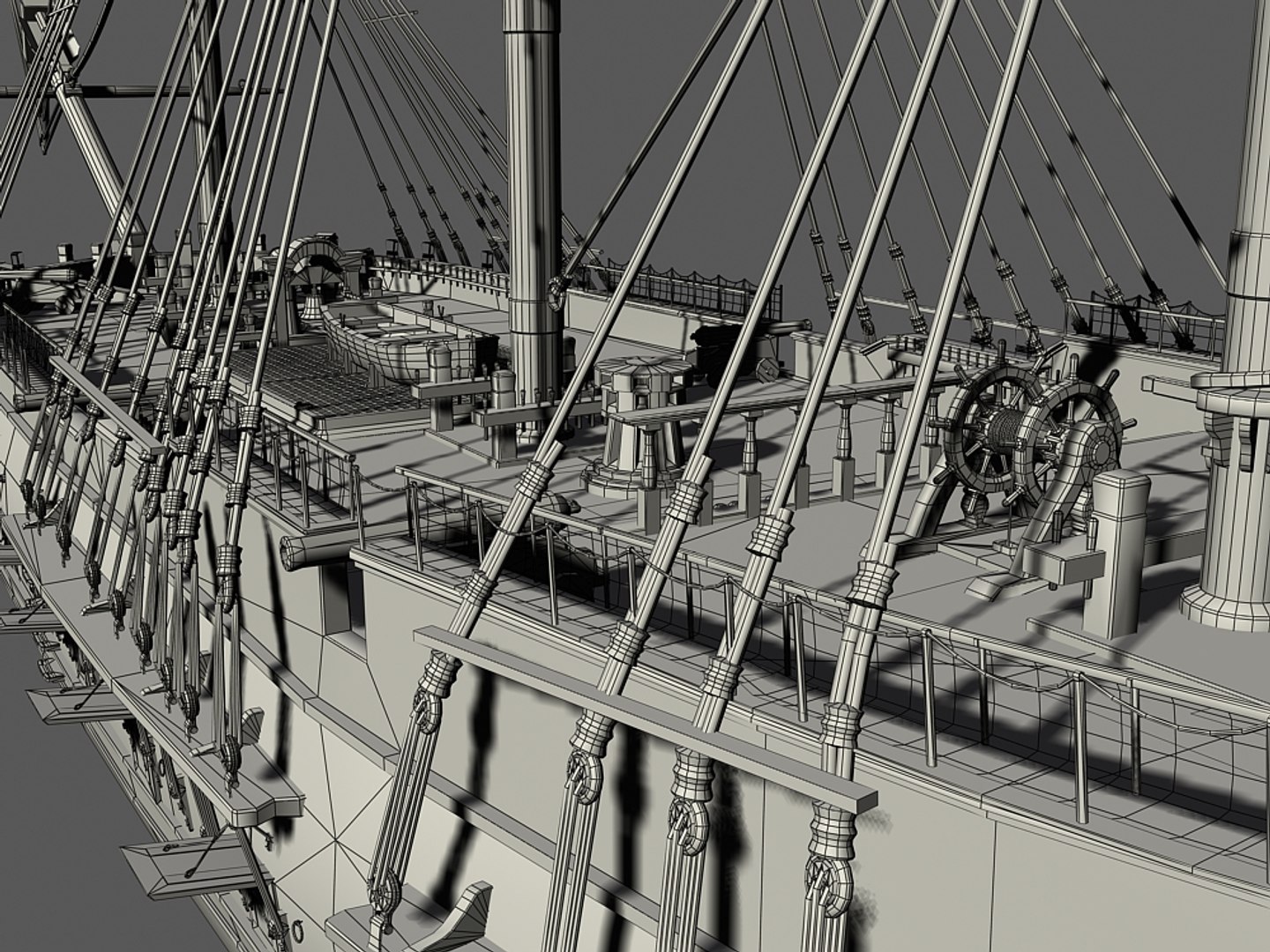 3d Model Inspired Hms Surprise English