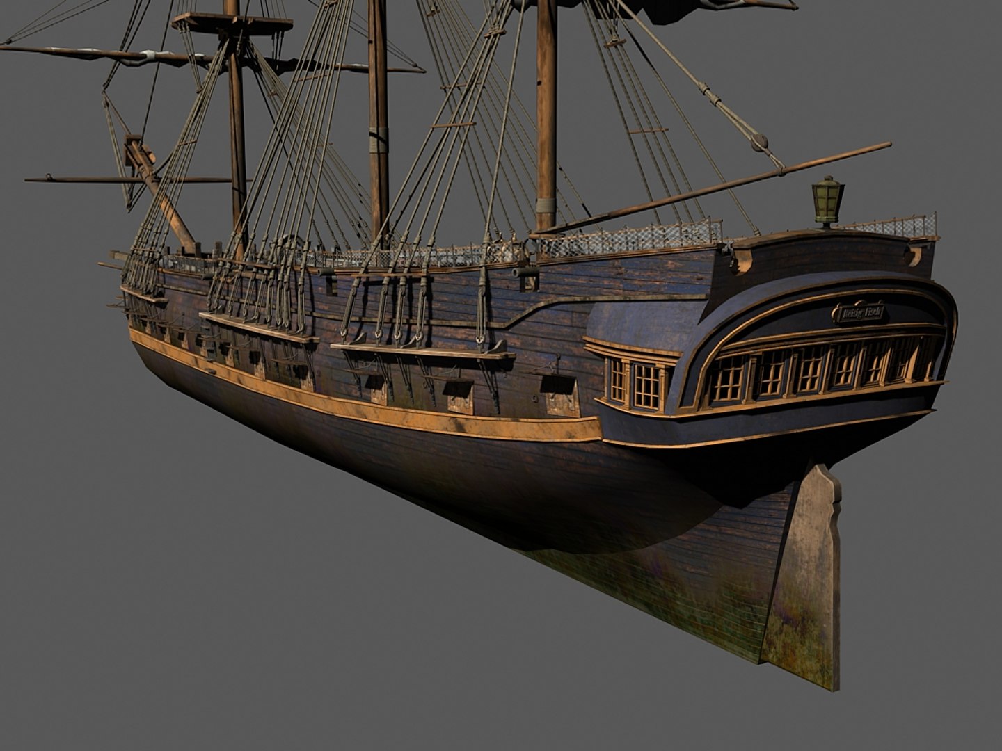 3d Model Inspired Hms Surprise English