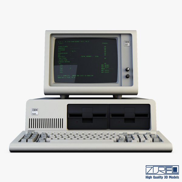 3D model ibm 5150 personal computer keyboard - TurboSquid 1302363