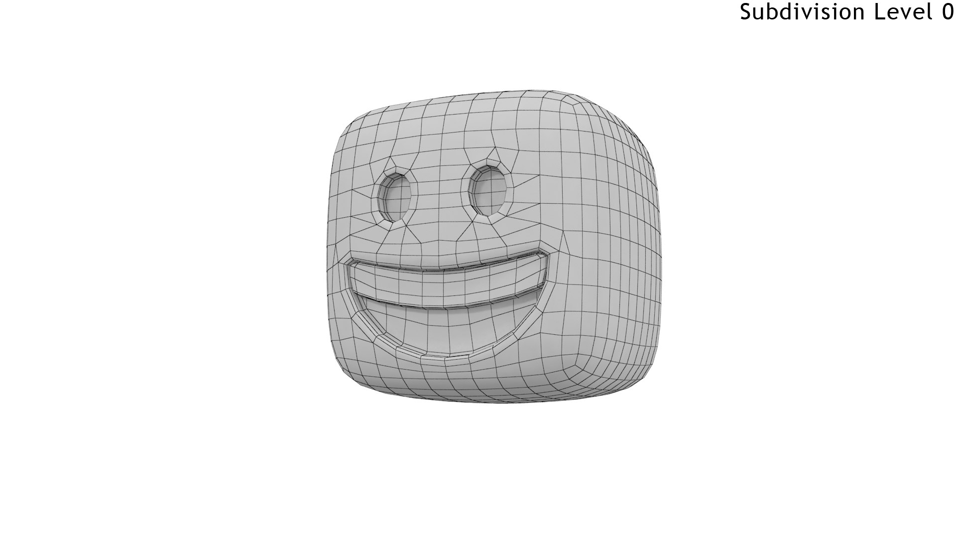 3D Smiley Face Emoji 24 - TurboSquid 2066186