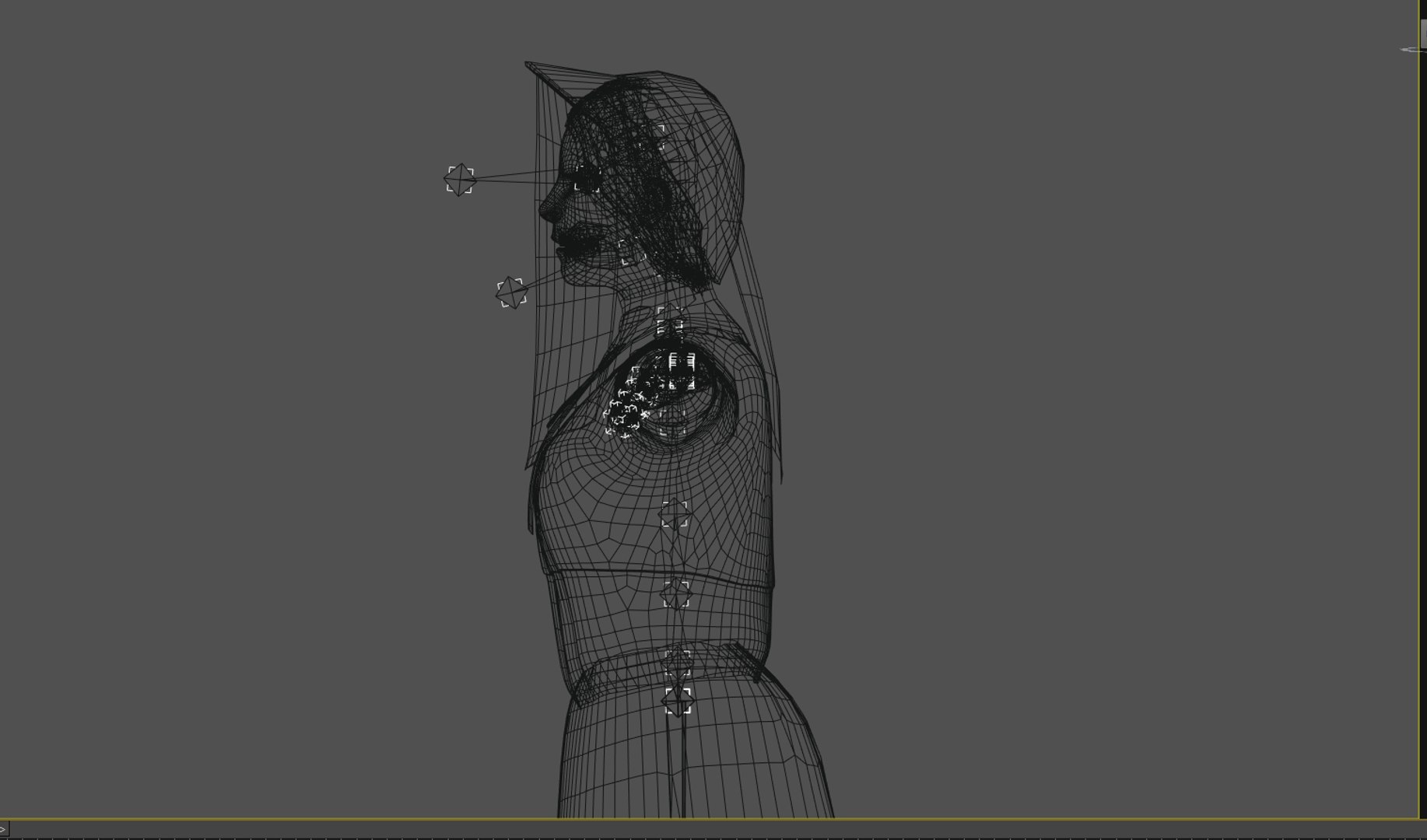 Ghost Woman Black 3D Model - TurboSquid 1341043