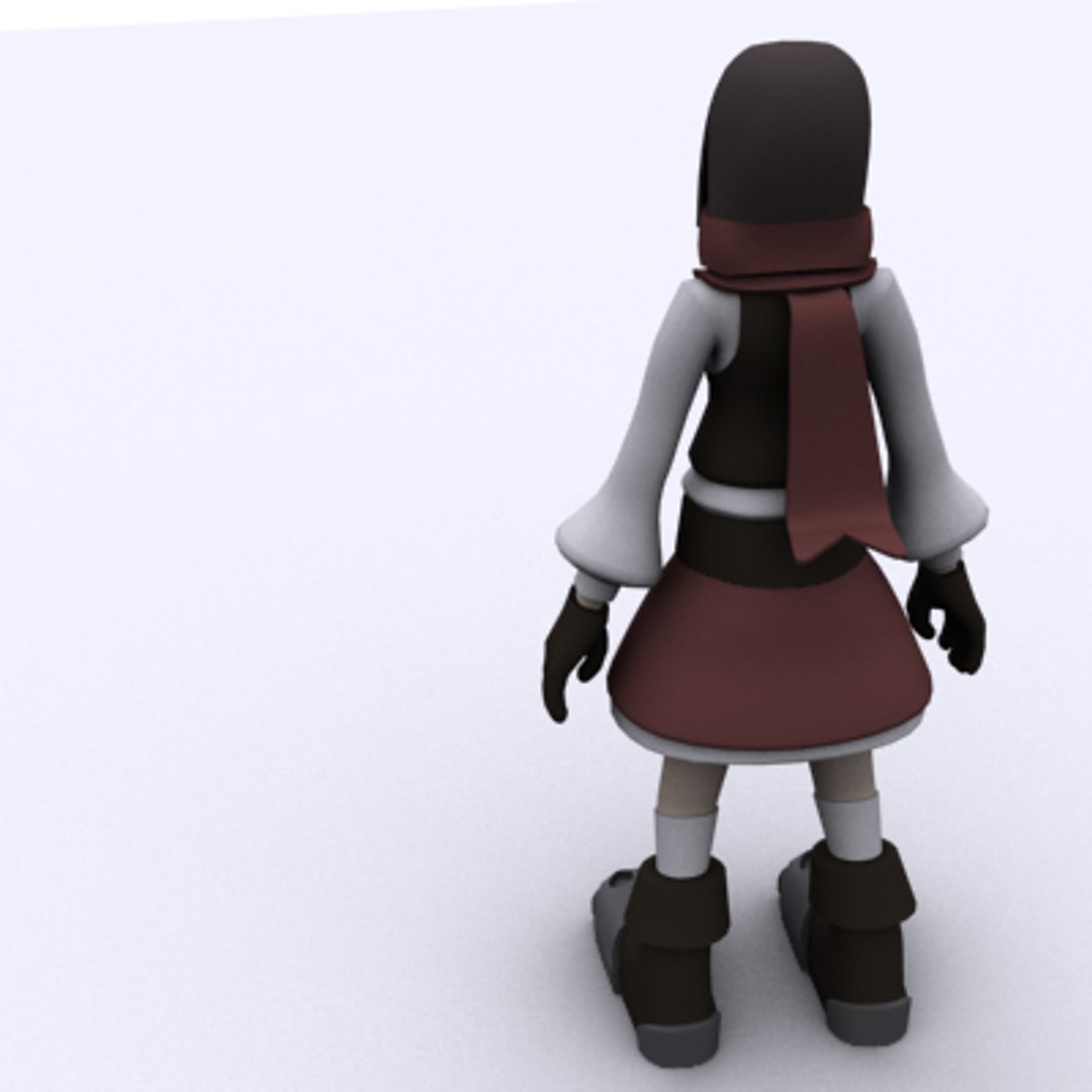 Female Character Rogue 3d 3ds