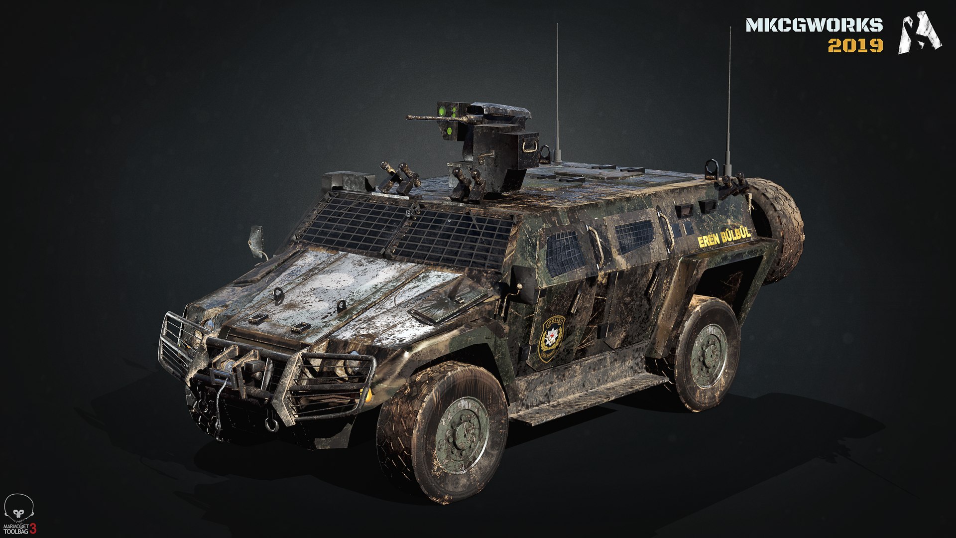 Cobra-2 Tactical Wheeled Armored 3D Model - TurboSquid 1430660