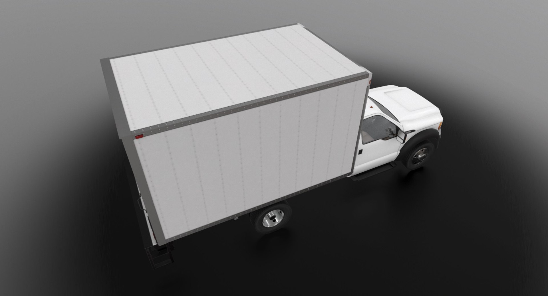 Realistic f-550 box van 3D model - TurboSquid 1287304