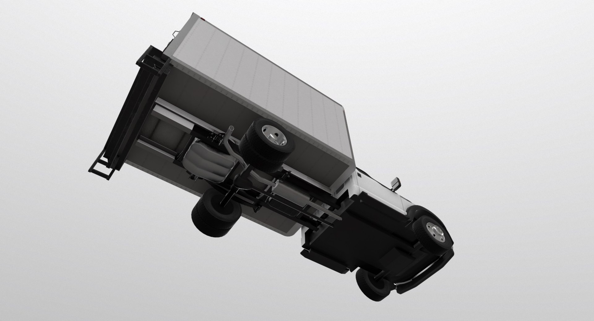 Realistic f-550 box van 3D model - TurboSquid 1287304