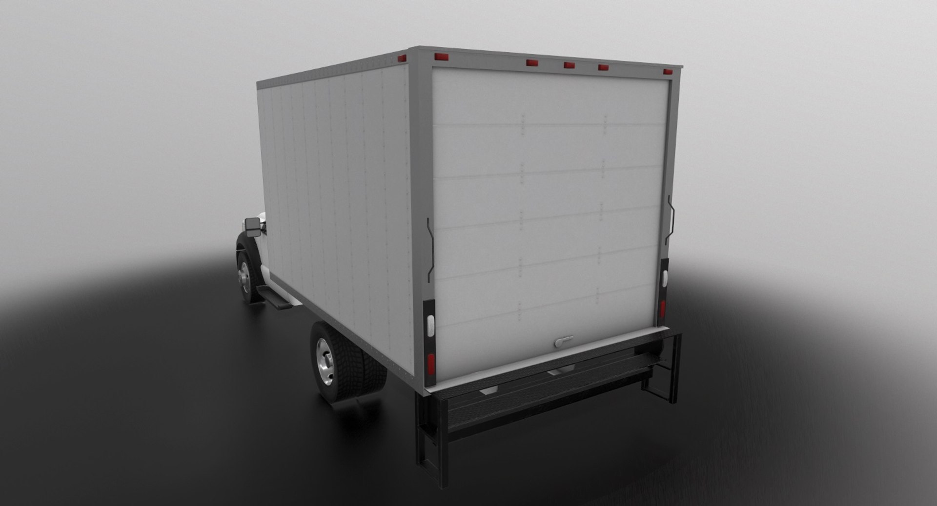 Realistic f-550 box van 3D model - TurboSquid 1287304