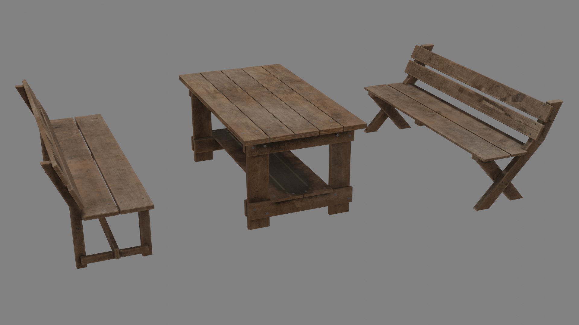 Free Free Set Of 18 Wooden Objects Low-poly 3D Model 3D - TurboSquid ...