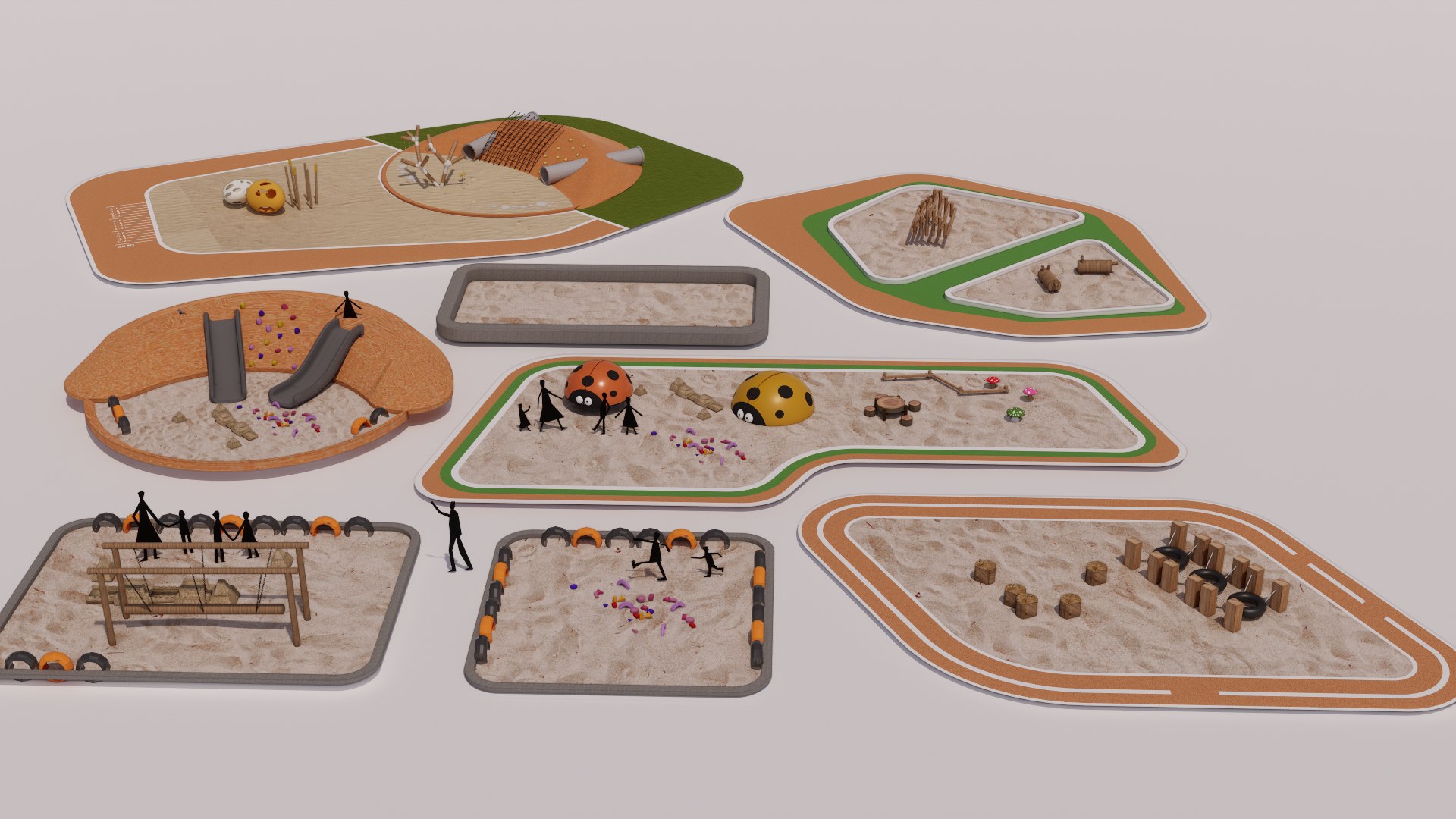 Sandbox Set For Playground-A1 3D - TurboSquid 2138915