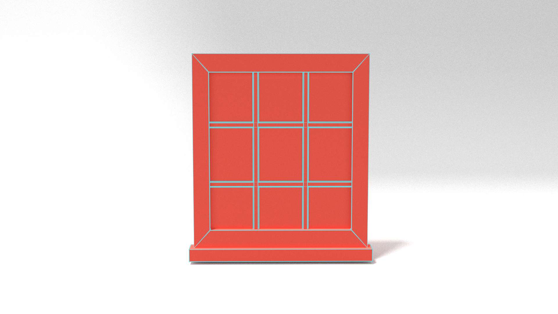 3D Model Medieval Window Small Square - TurboSquid 1412958