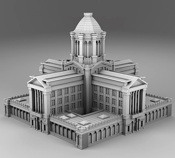 Town Hall 3D Models for Download | TurboSquid