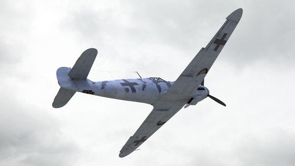 Bf-109 german fighter modelled model - TurboSquid 1229422