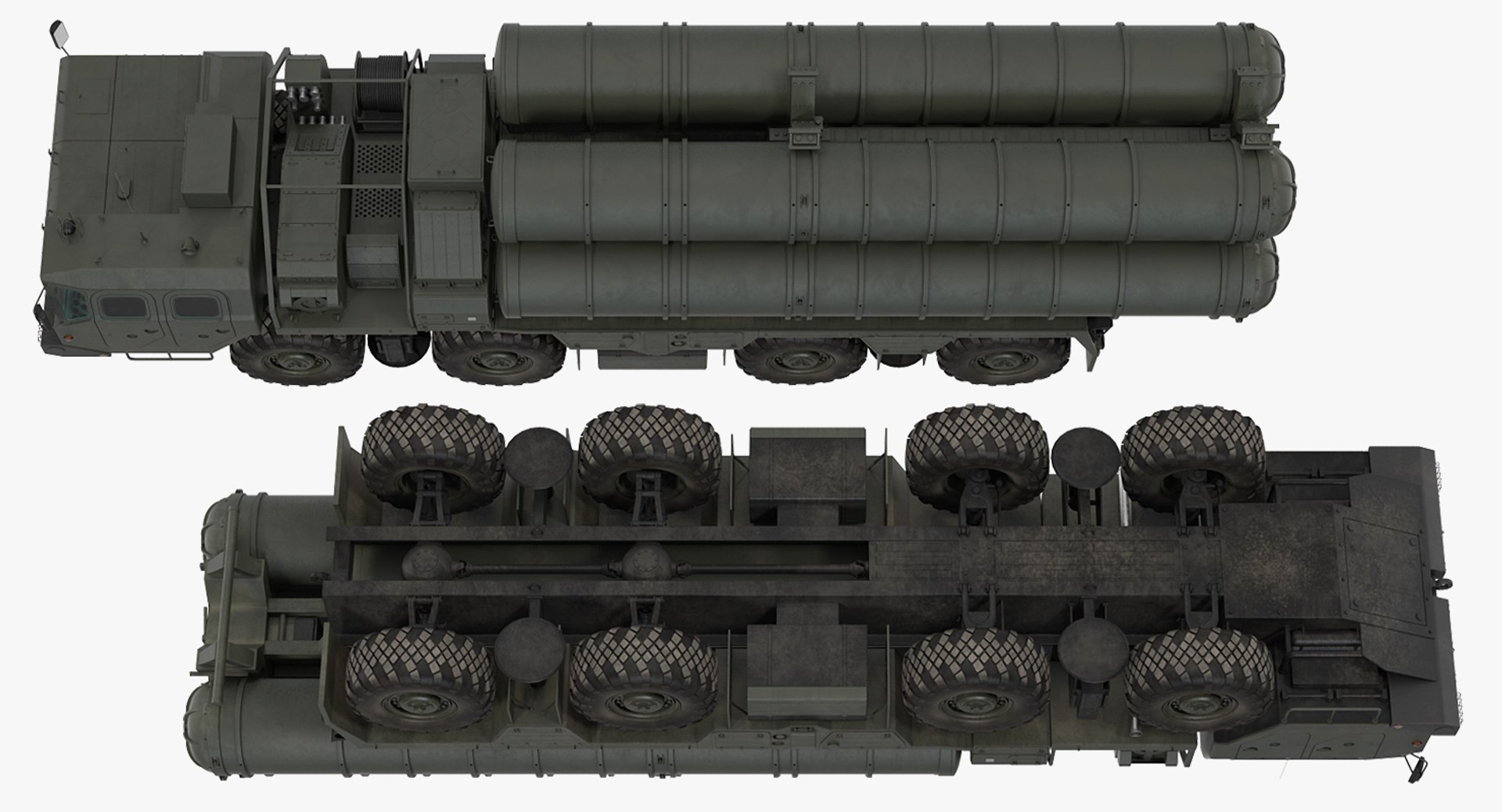 S-300 s-400 launch vehicles 3D - TurboSquid 1287772