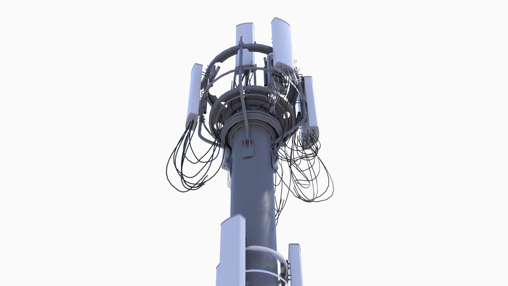 3D cell site tower - TurboSquid 1679775