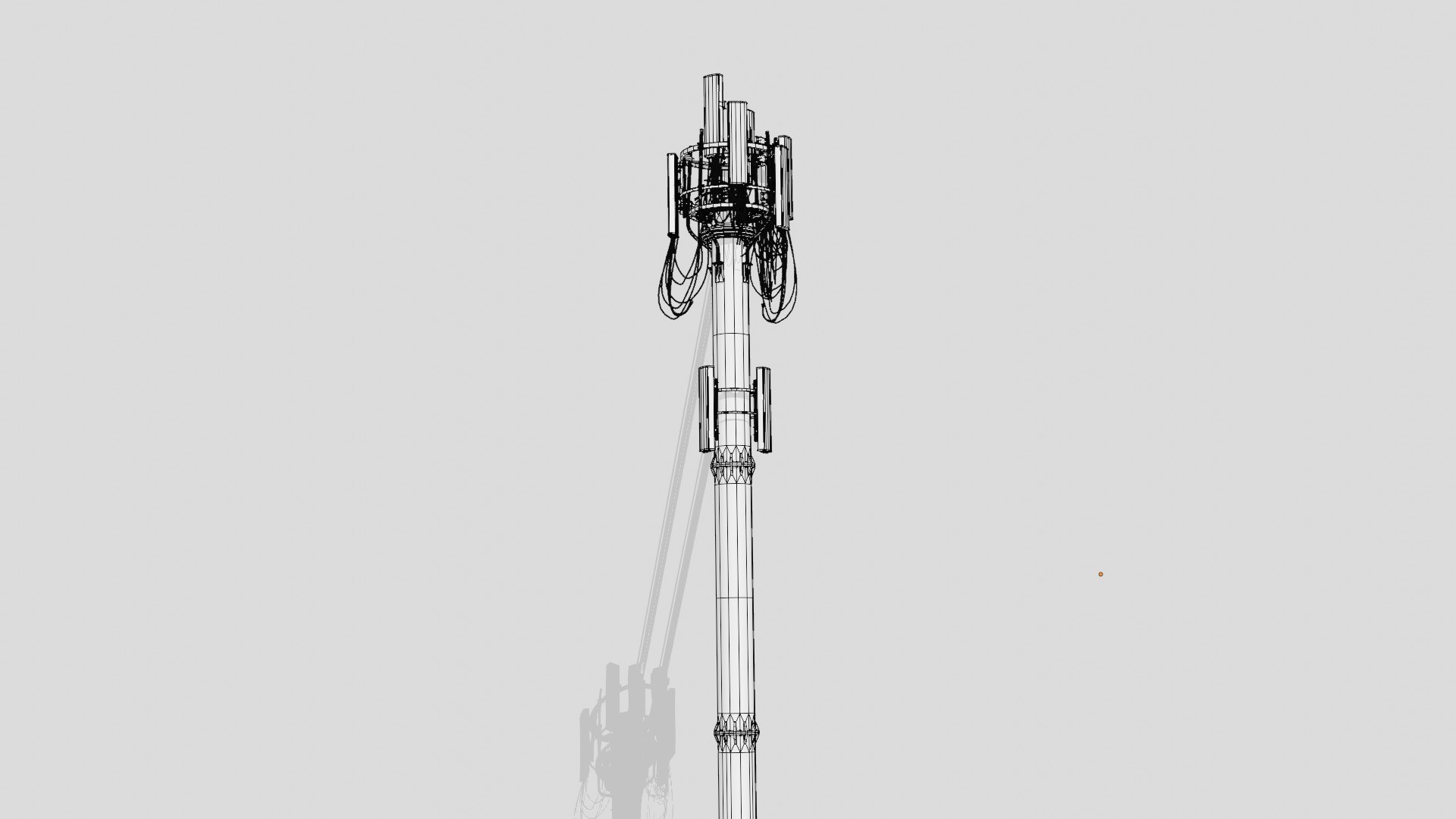3D Cell Site Tower - TurboSquid 1679775