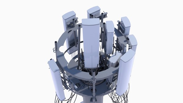 3D cell site tower - TurboSquid 1679775