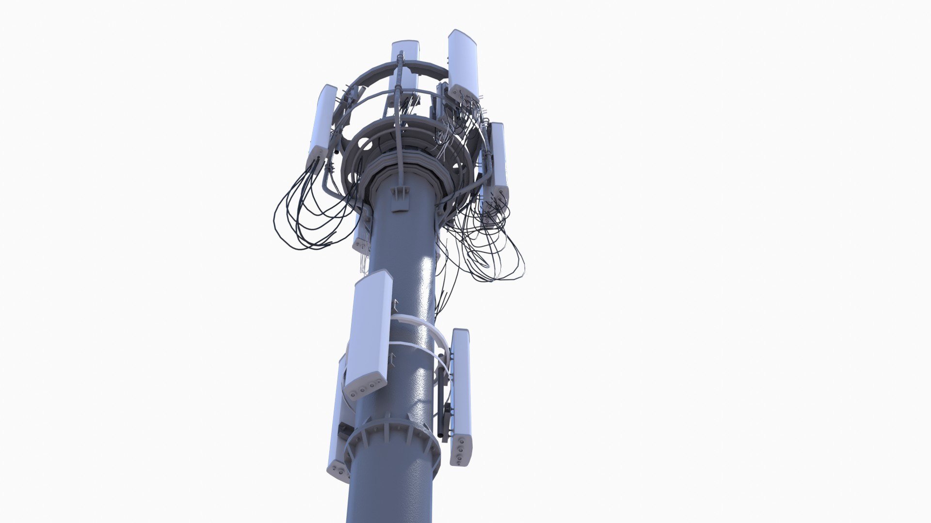 3D Cell Site Tower - TurboSquid 1679775