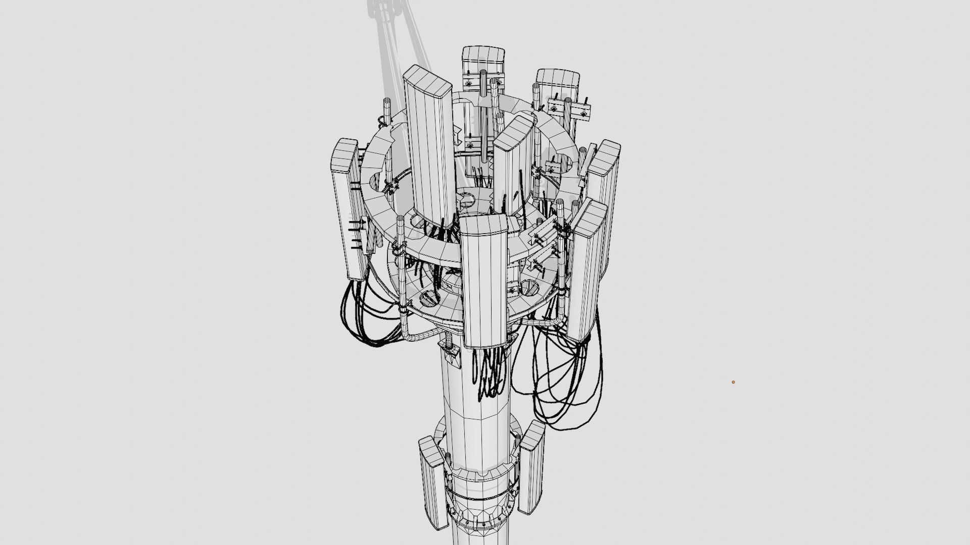 3D Cell Site Tower - TurboSquid 1679775