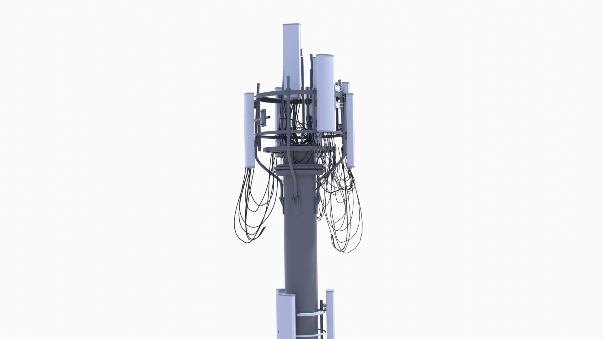 3D cell site tower - TurboSquid 1679775