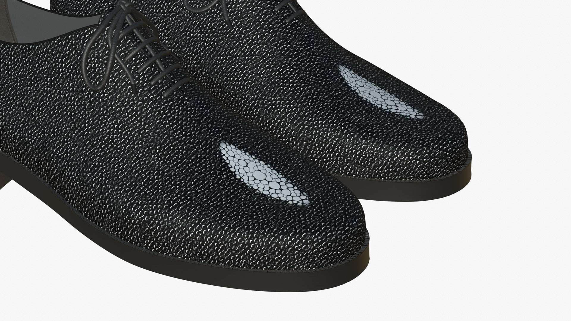 3D model Stingray Skin Realistic Shoes - TurboSquid 1950016