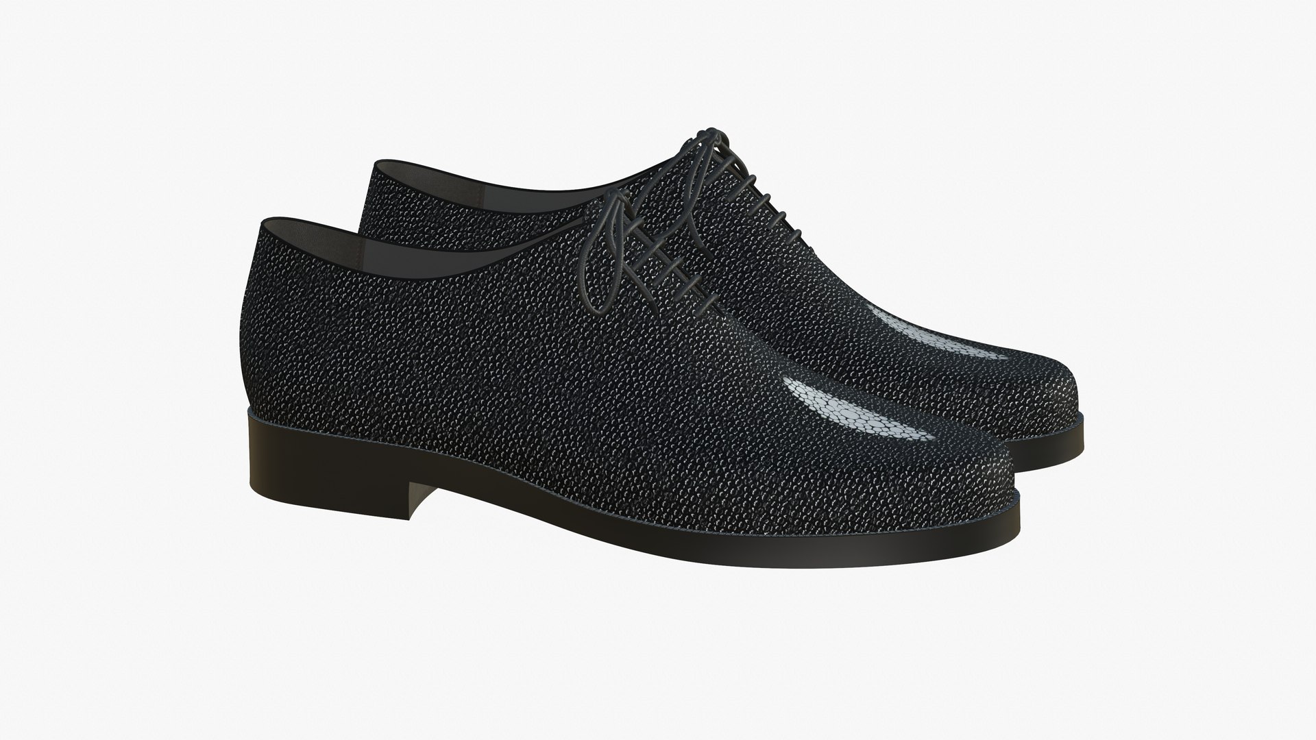 3D Model Stingray Skin Realistic Shoes - TurboSquid 1950016