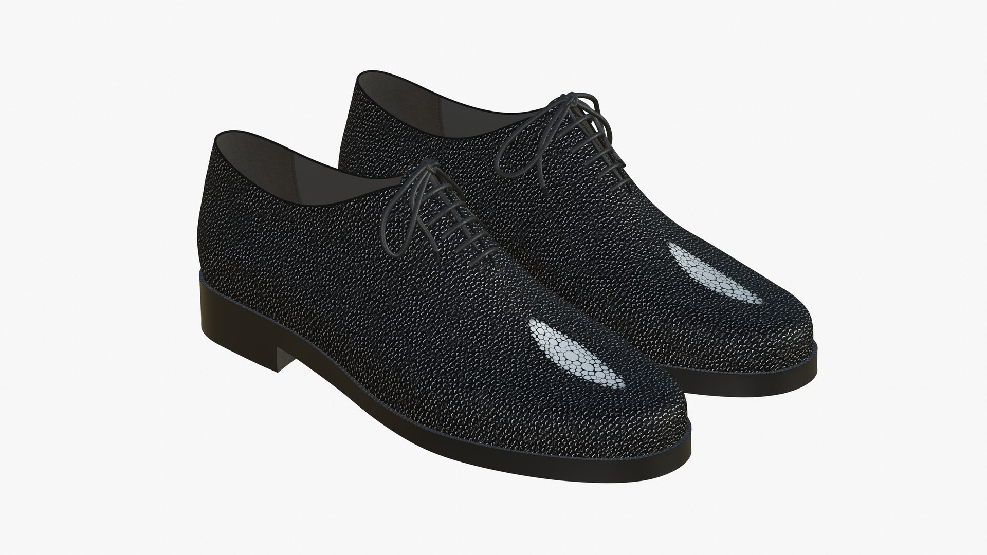 3D Model Stingray Skin Realistic Shoes - TurboSquid 1950016