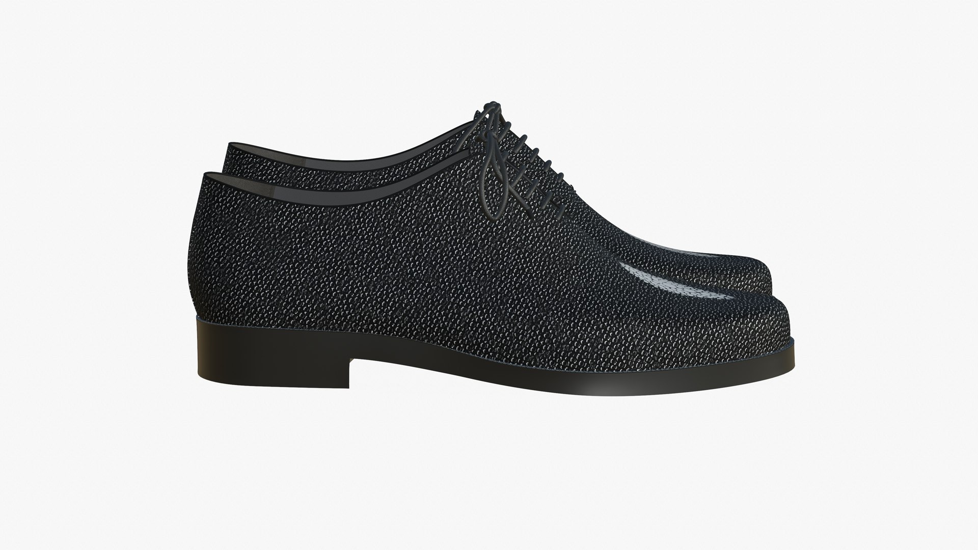 3D Model Stingray Skin Realistic Shoes - TurboSquid 1950016