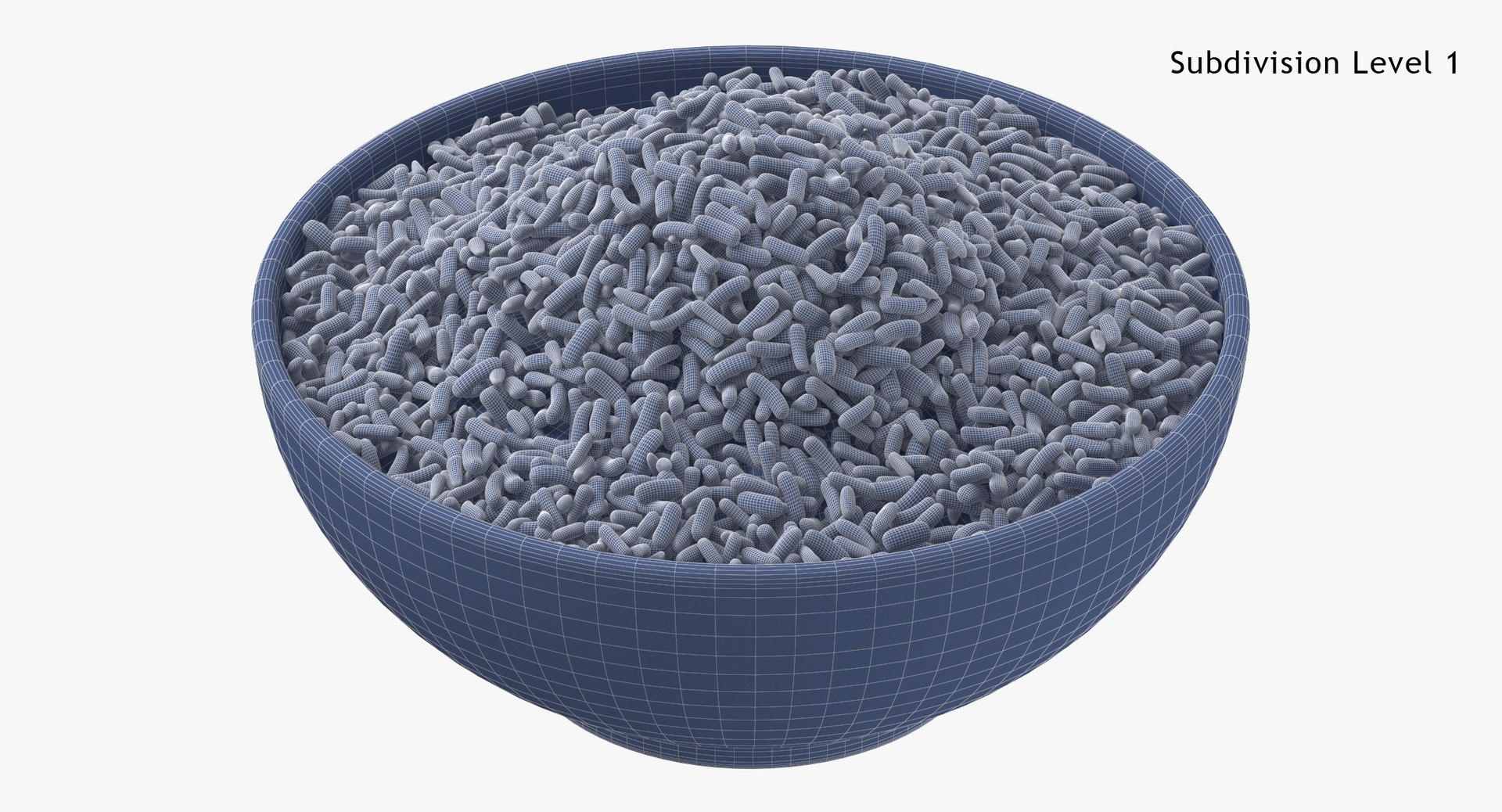 3D Bowl Of Rice - TurboSquid 2088618