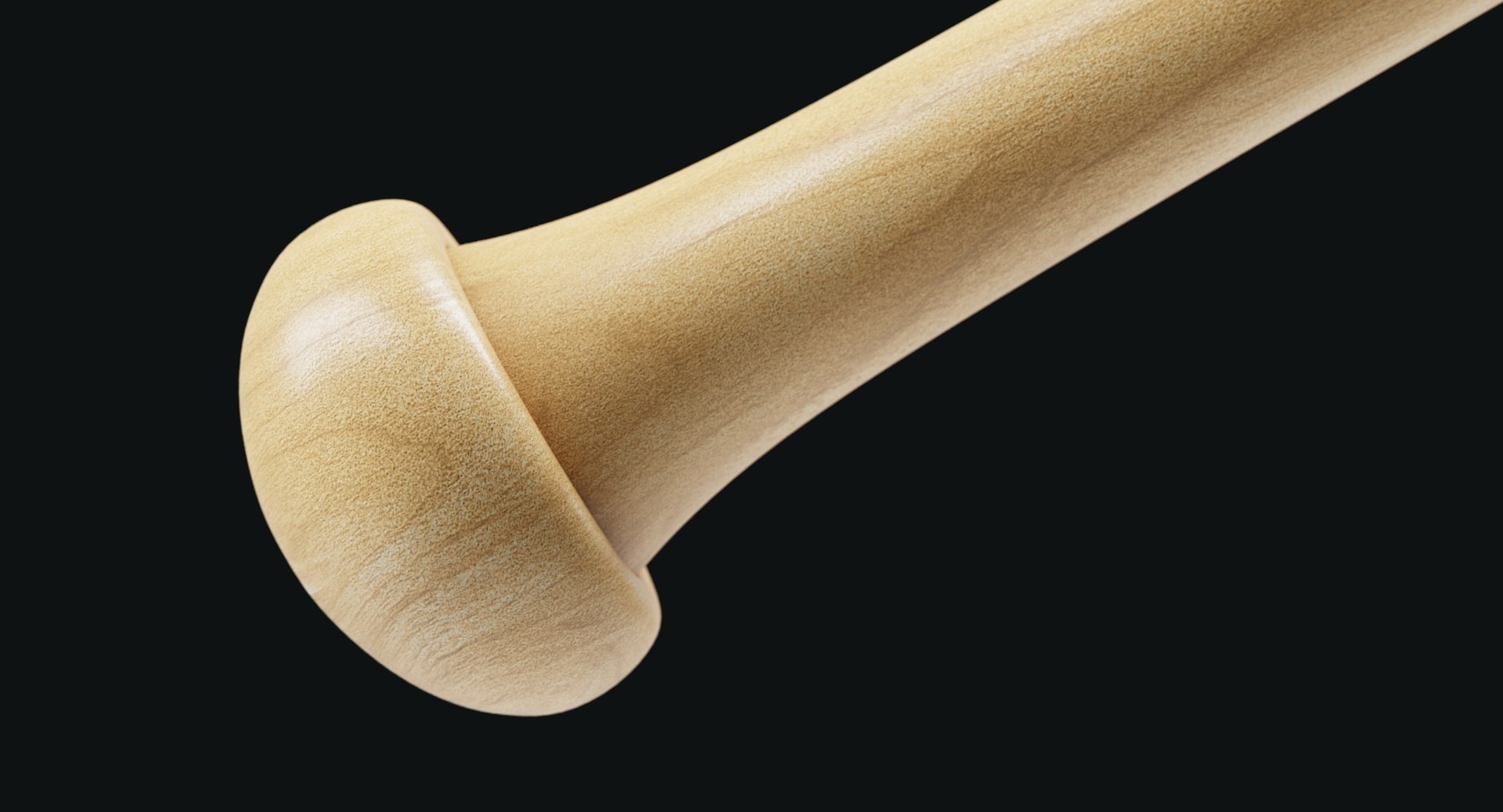3D Wooden Baseball Bat Model - TurboSquid 1362954