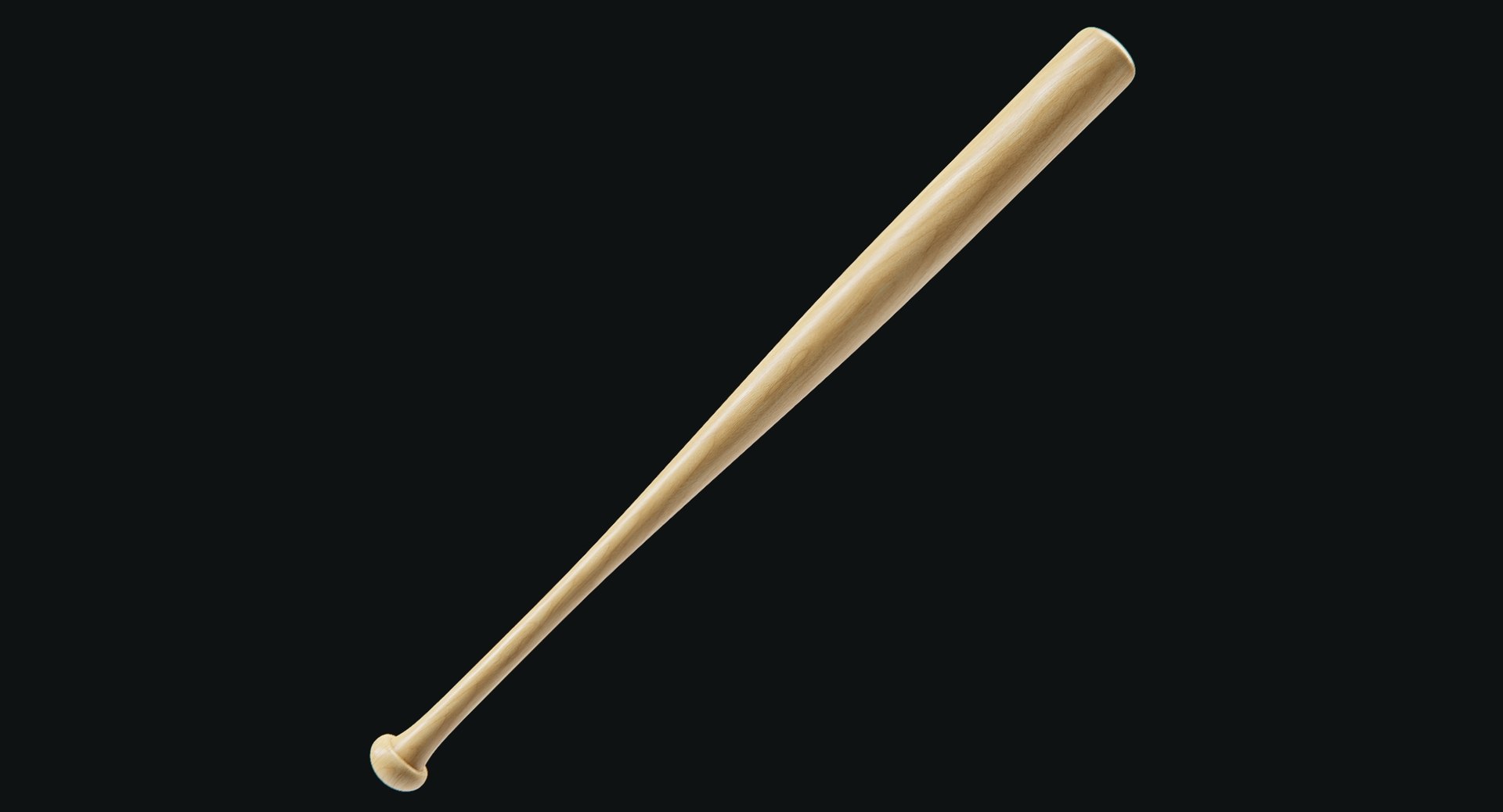 3D Wooden Baseball Bat Model - TurboSquid 1362954