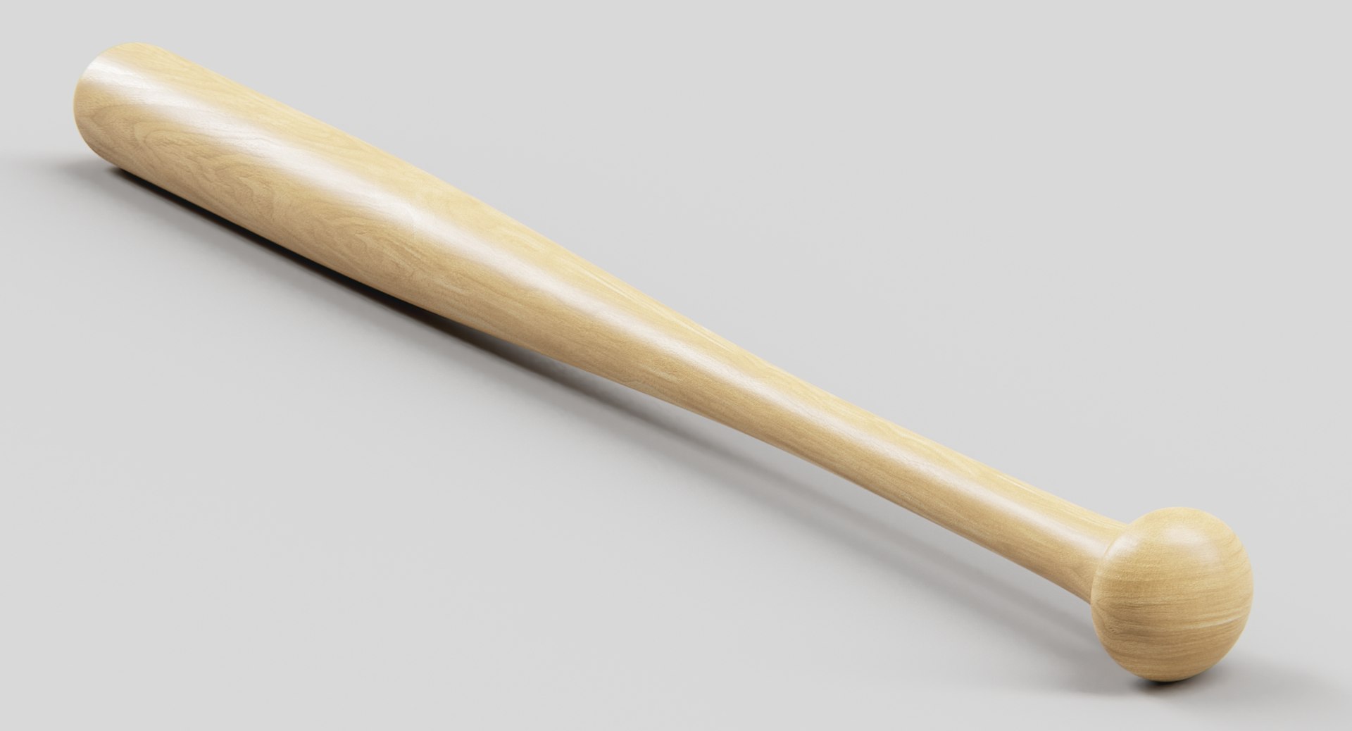 3D Wooden Baseball Bat Model - TurboSquid 1362954