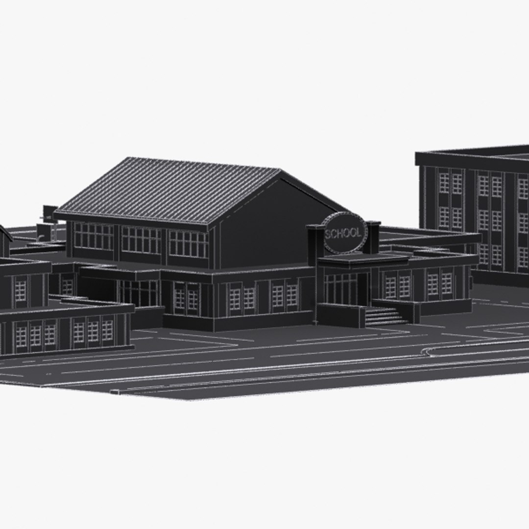 School 3d Model