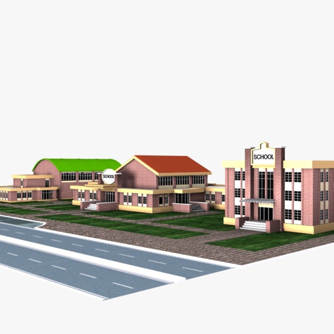 school 3d model