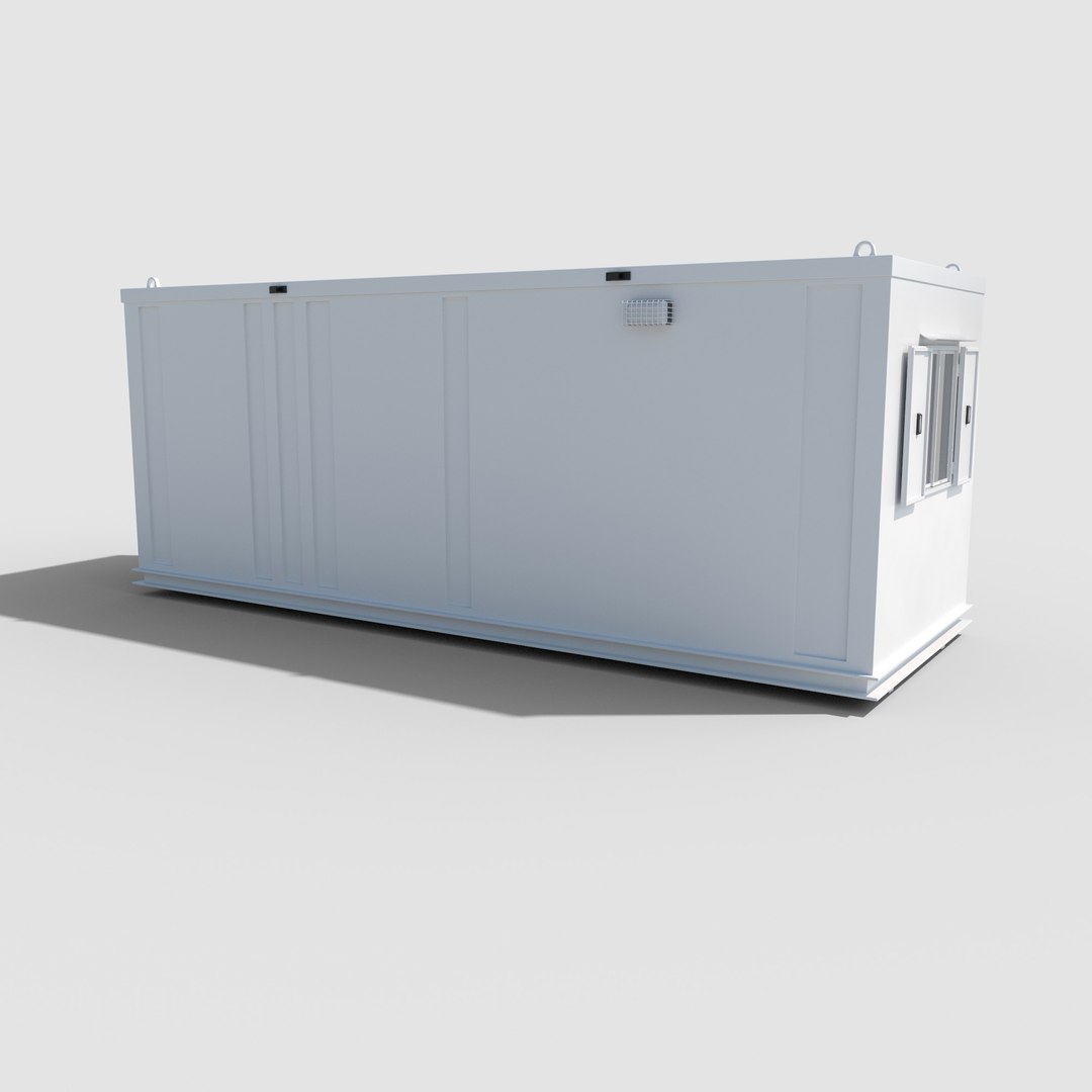 Portable Office Welfare Container Cabin Model - TurboSquid 2209539
