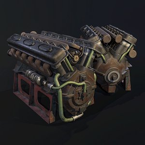 Tank Engine 3D Models for Download | TurboSquid