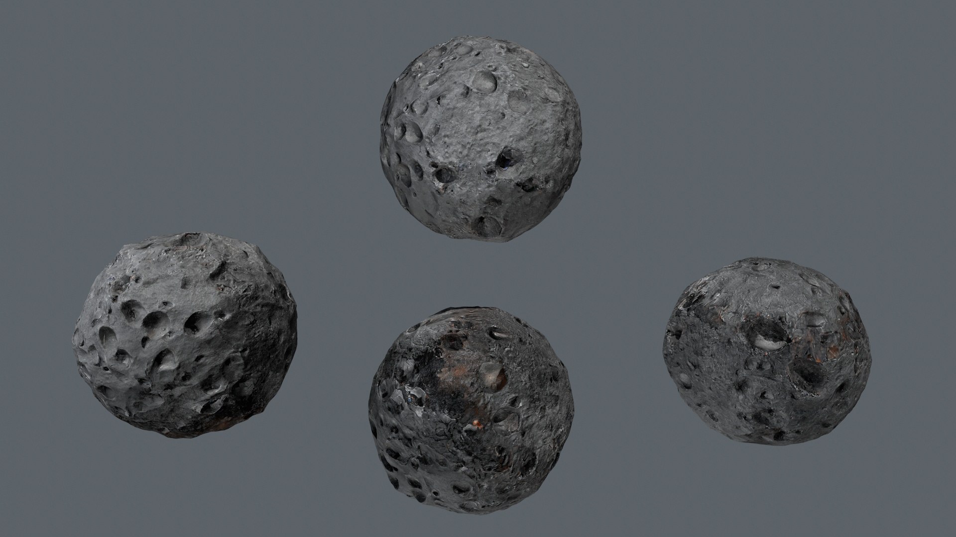 3D Asteroid Set - TurboSquid 2195121