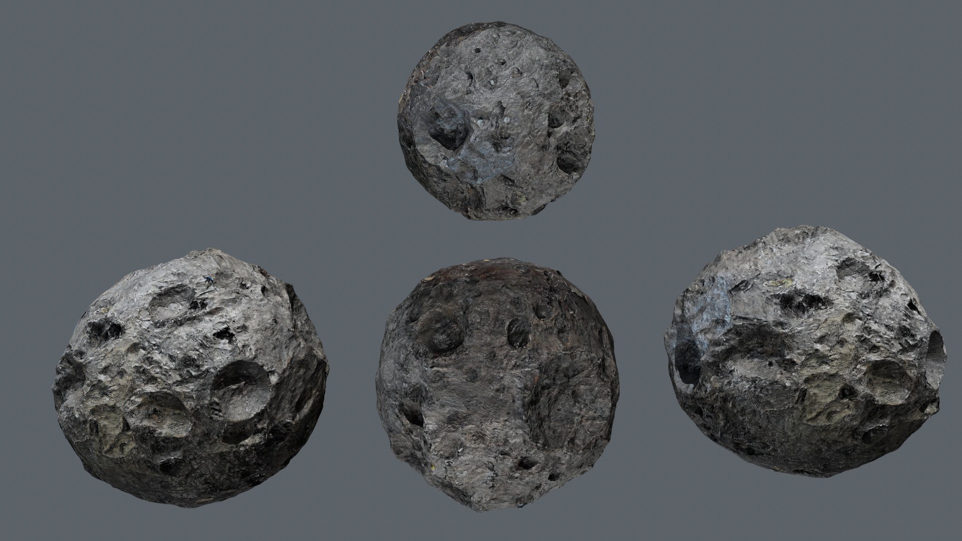 3D Asteroid Set - TurboSquid 2195121